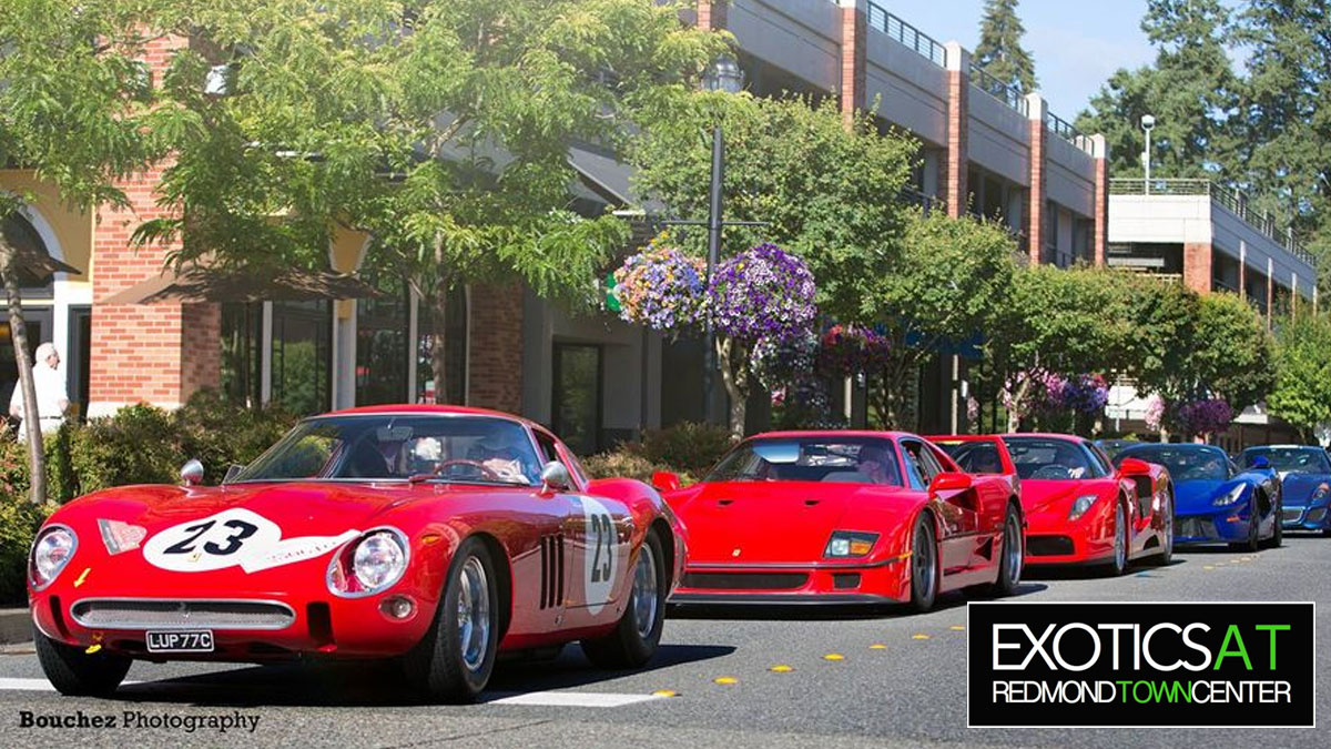 Exotics at Redmond Town Center - Cars and Coffee Events