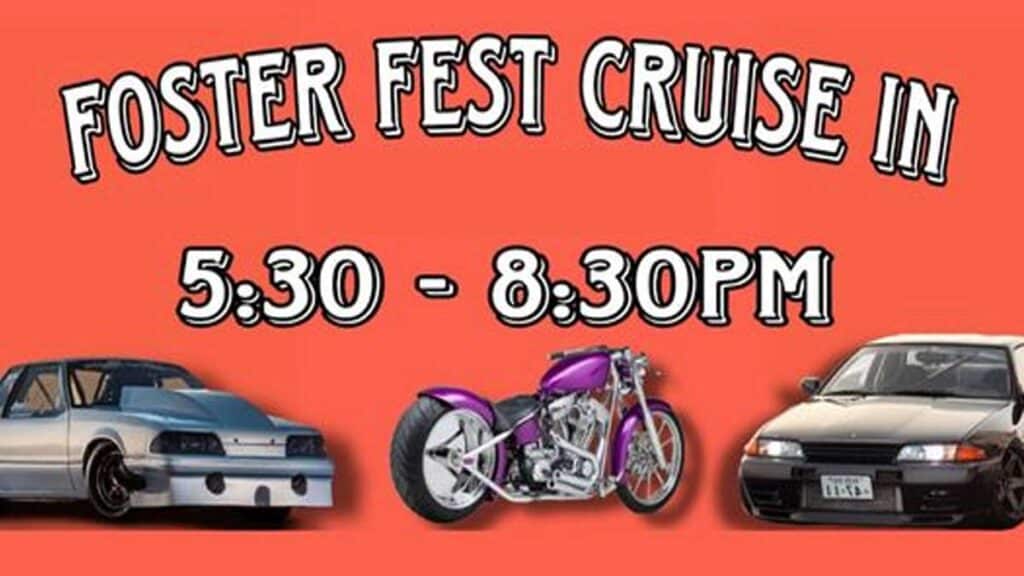 Foster Fest Cruise In - Cars and Coffee Events