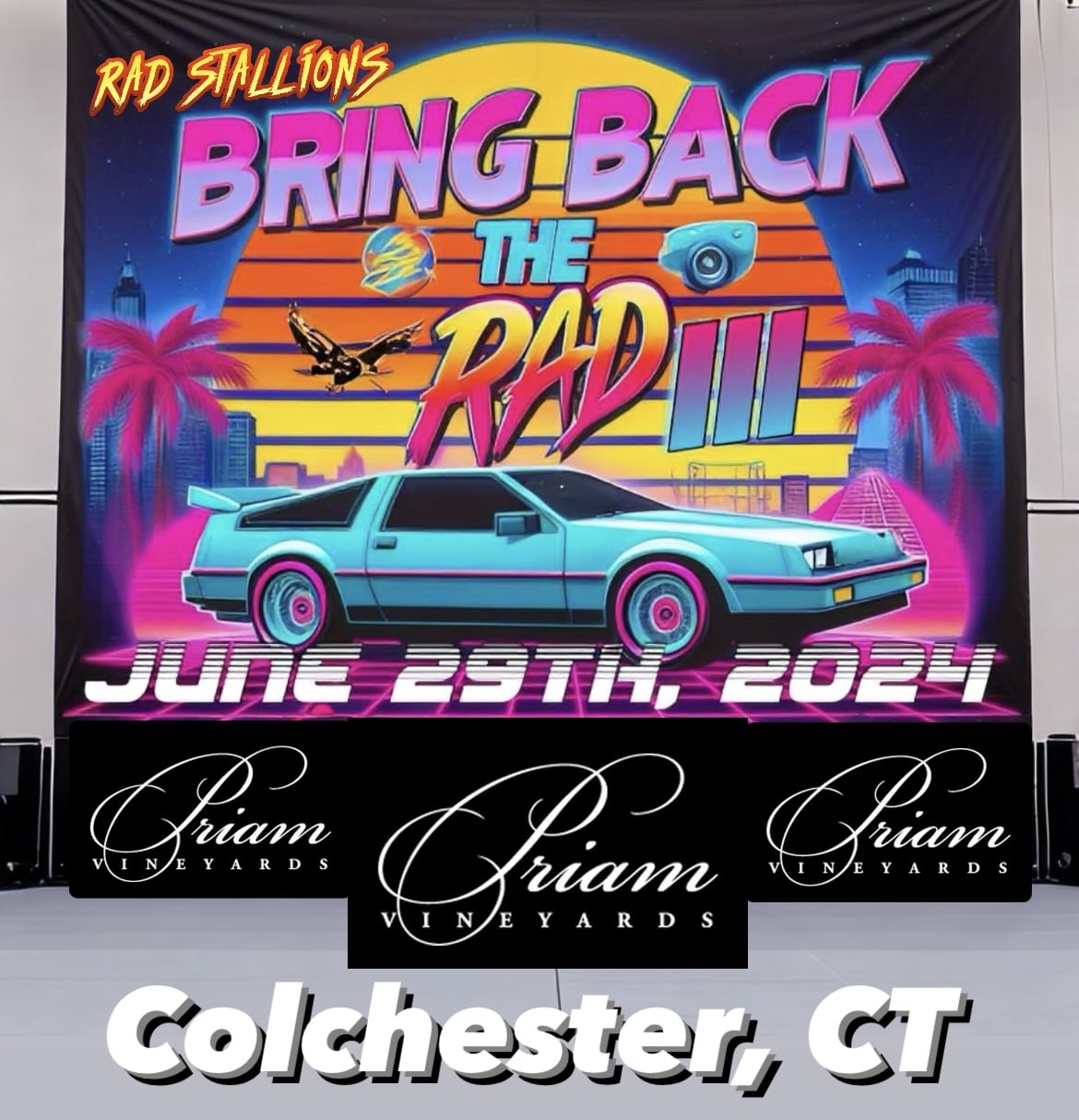 Bring Back the RAD III – 80s & 90s Car Show - Cars and Coffee Events